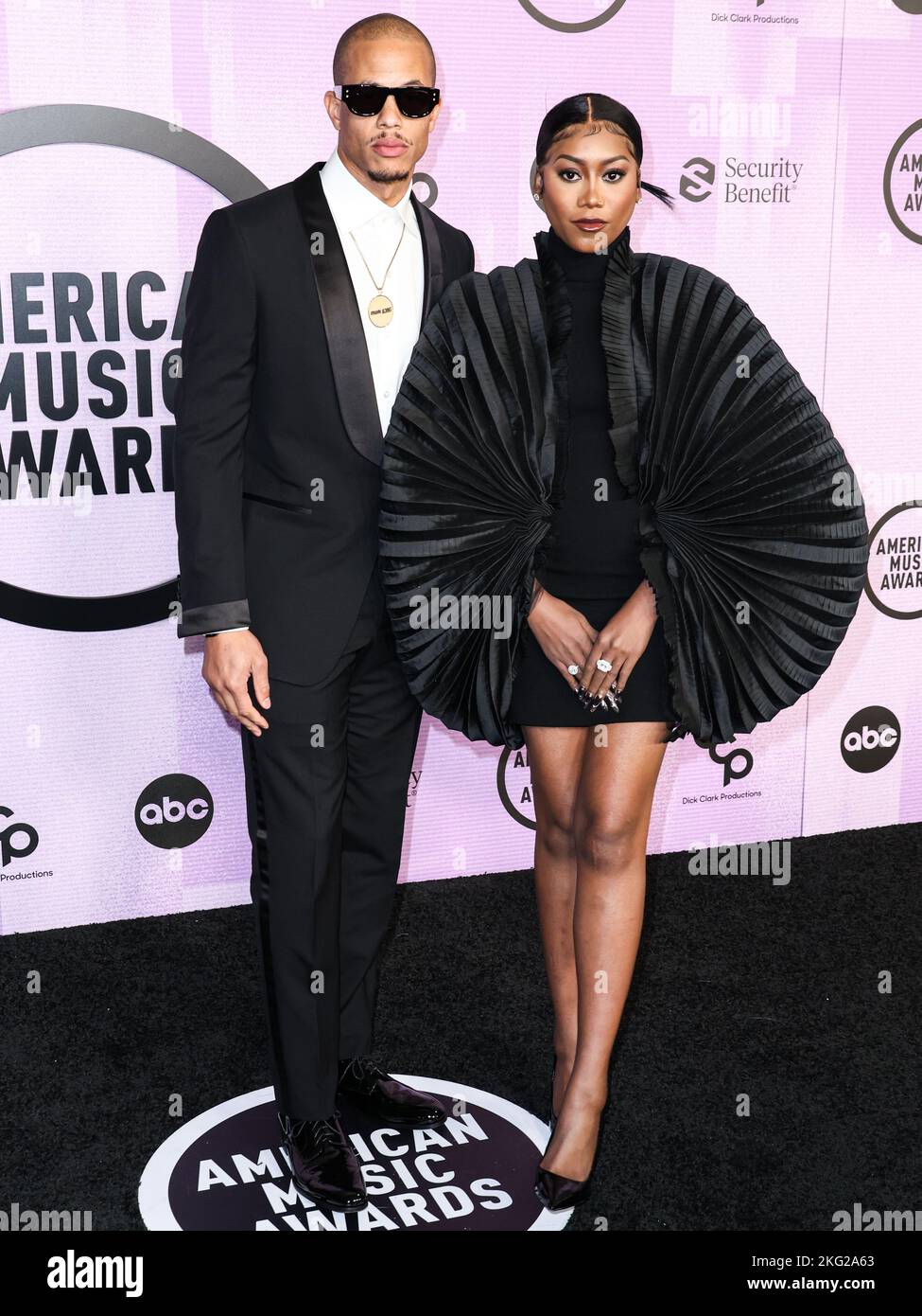 LOS ANGELES, CALIFORNIA, USA - NOVEMBER 20: Raysean Hairston and Muni ...