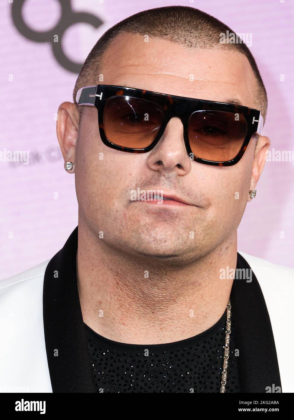 LOS ANGELES, CALIFORNIA, USA - NOVEMBER 20: Ricky J arrives at the 2022 ...