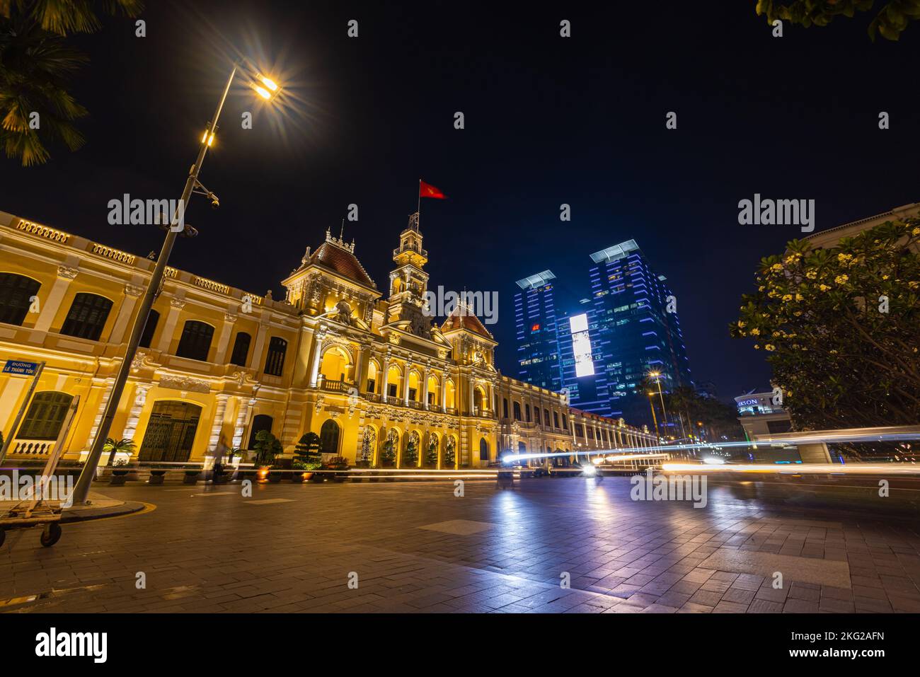 Ho Chi Minh City, Vietnam - November 07, 2022: Town hall Saigon. Scenic ...