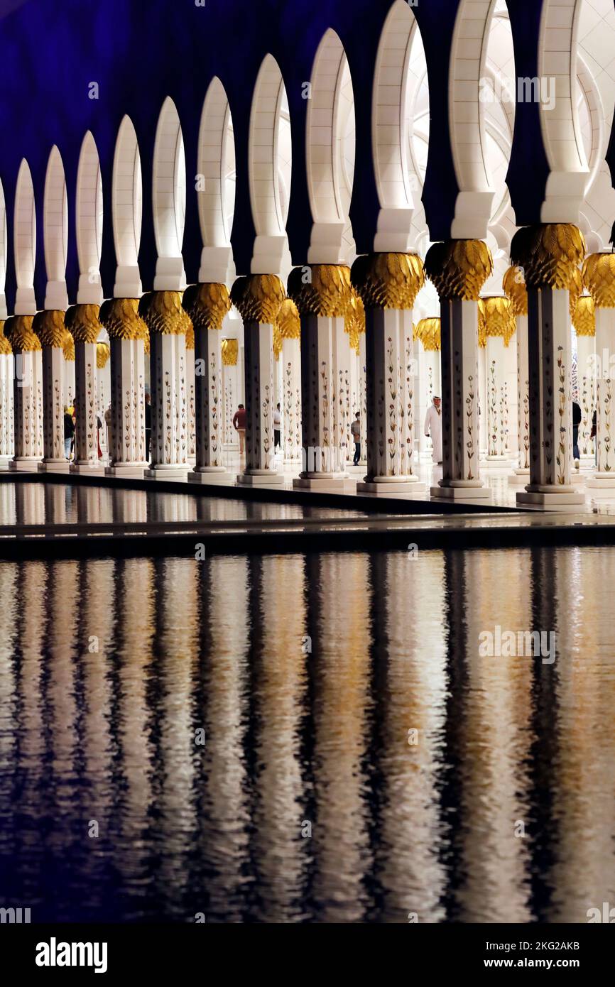 Sheikh Zayed Grand Mosque. Architecture. The Mosque has 1096 columns in ...