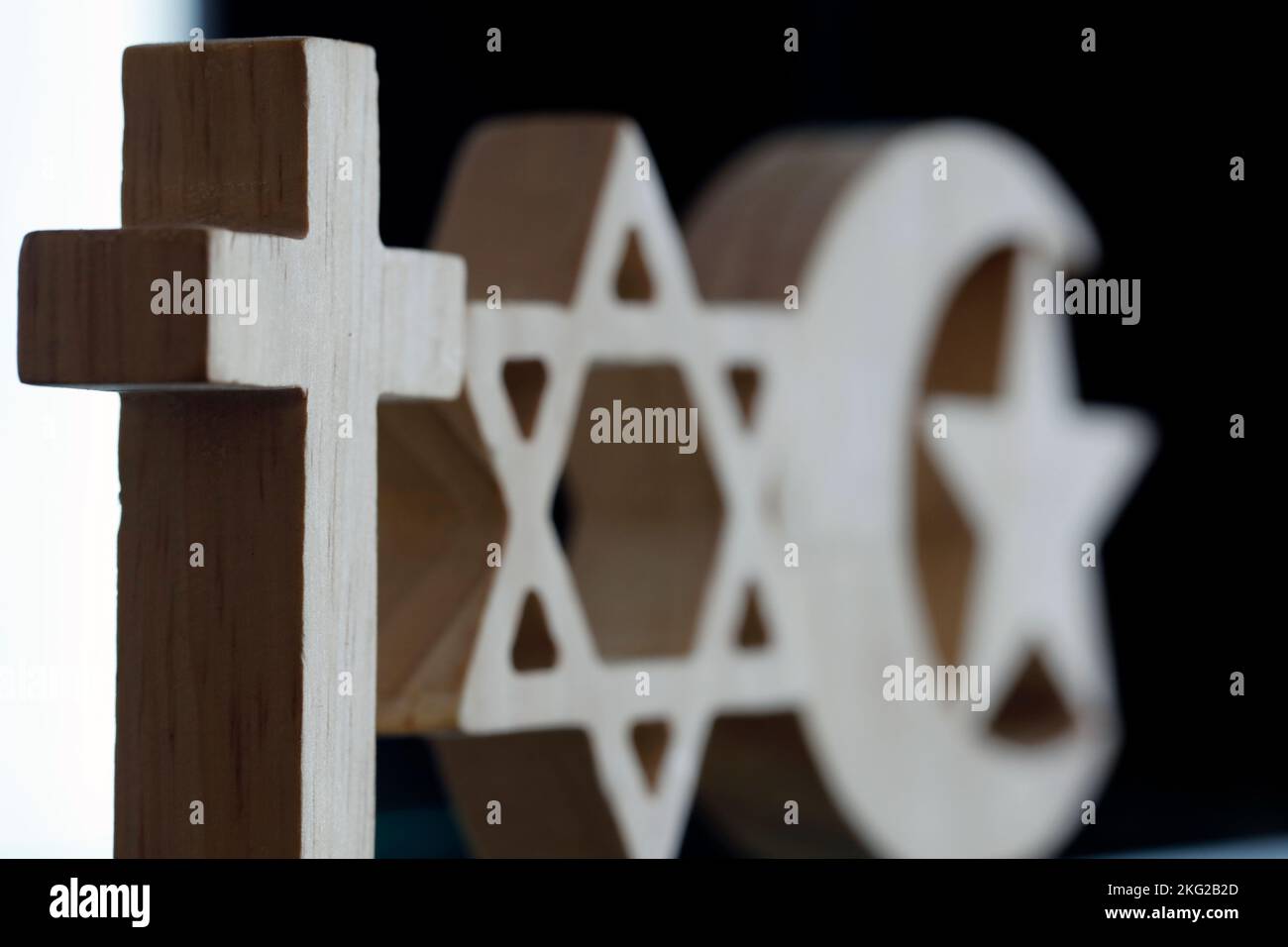 Christianity, Islam, Judaism 3 monotheistic religions. Jewish Star ...