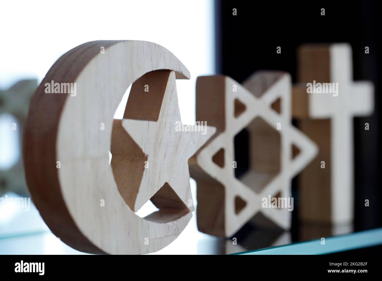 Christianity, Islam, Judaism 3 monotheistic religions. Jewish Star ...