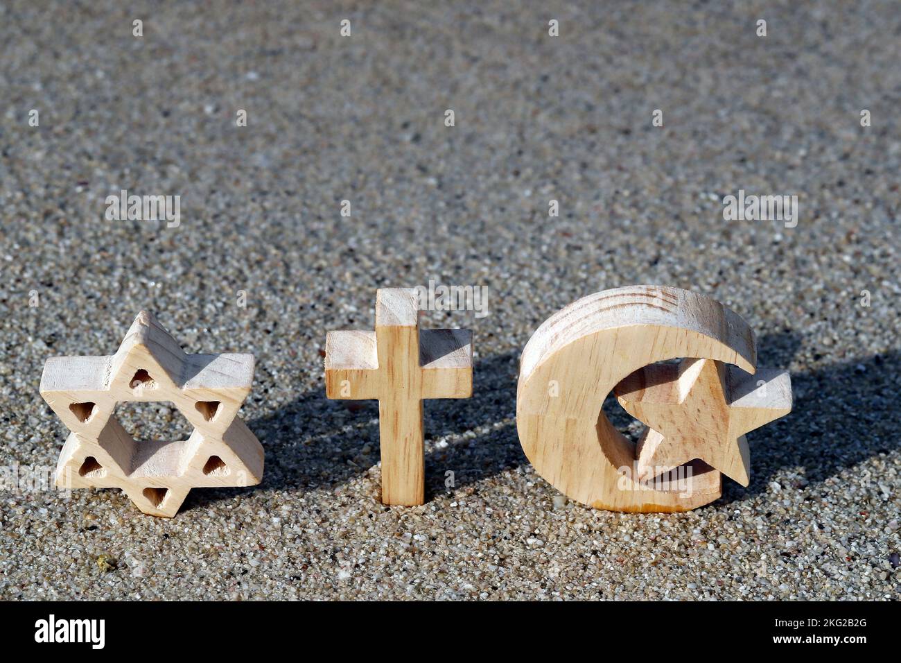 Christianity, Islam, Judaism 3 monotheistic religions. Jewish Star ...