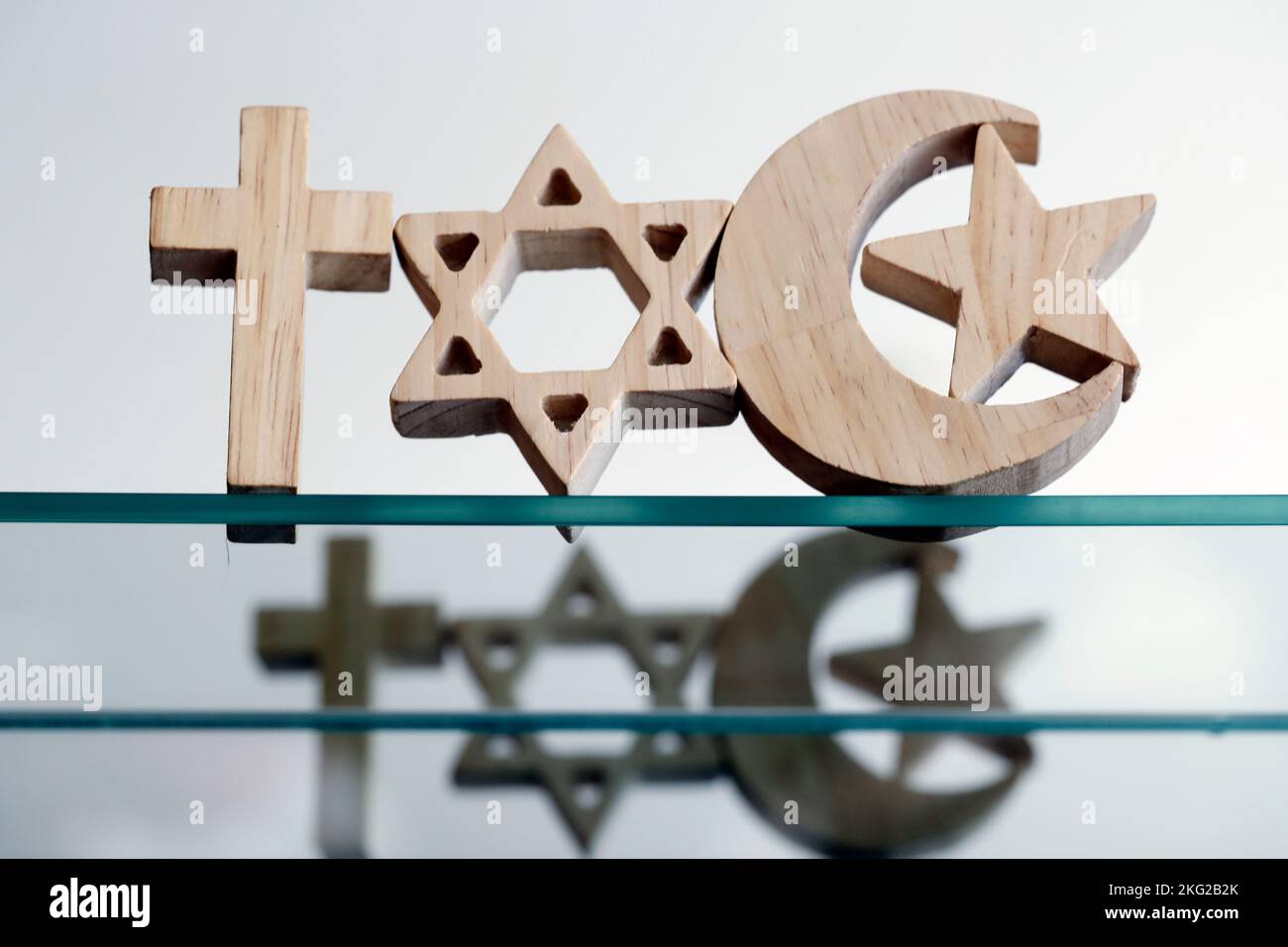 Christianity, Islam, Judaism 3 monotheistic religions. Jewish Star ...