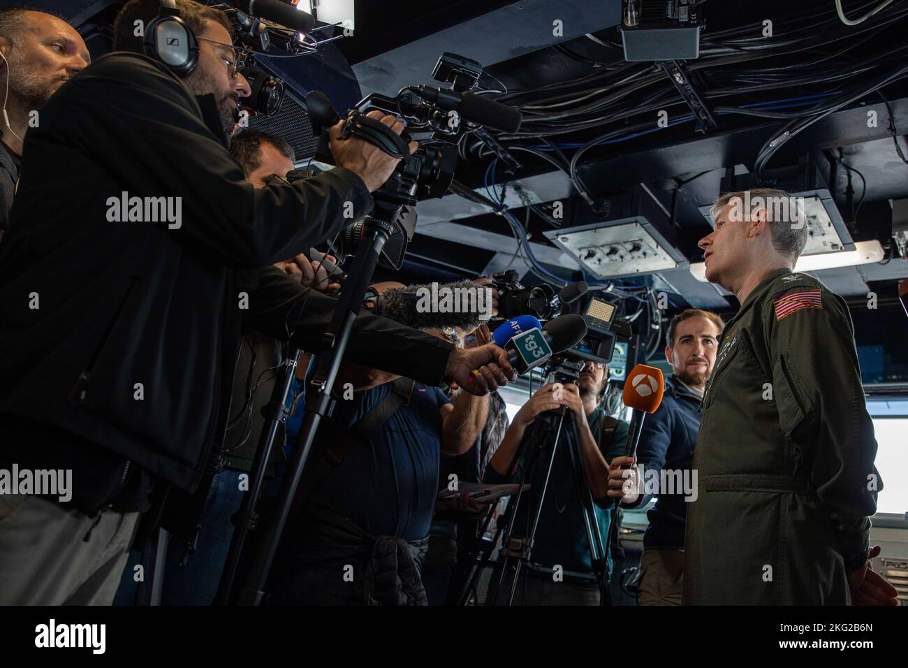 231025-N-ZG822-1205 ADRIATIC SEA (Oct. 25, 2022) Capt. Dave Pollard ...