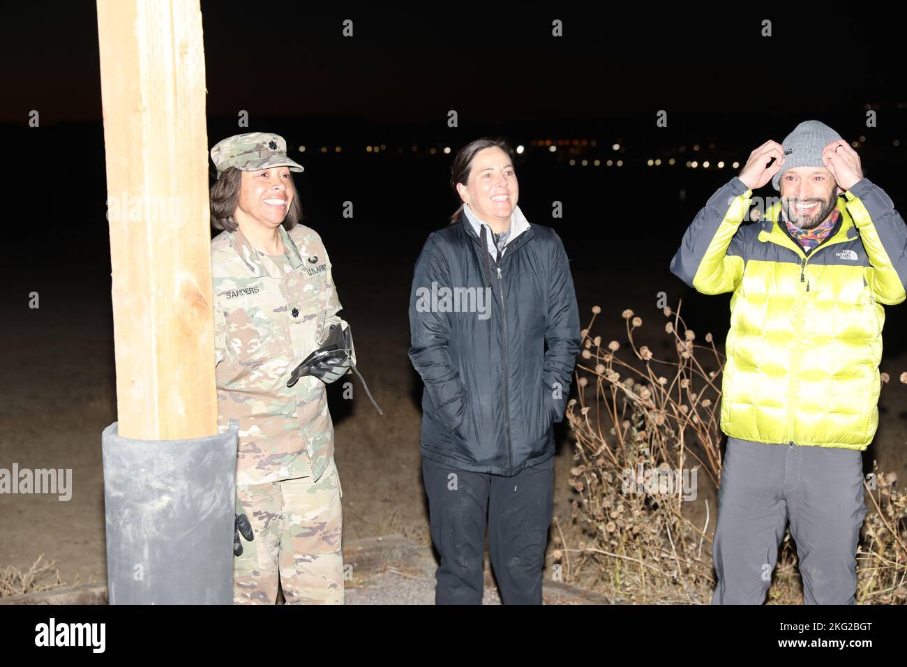 Participants complete obstacles for the Mabry Mile, during the Joint ...