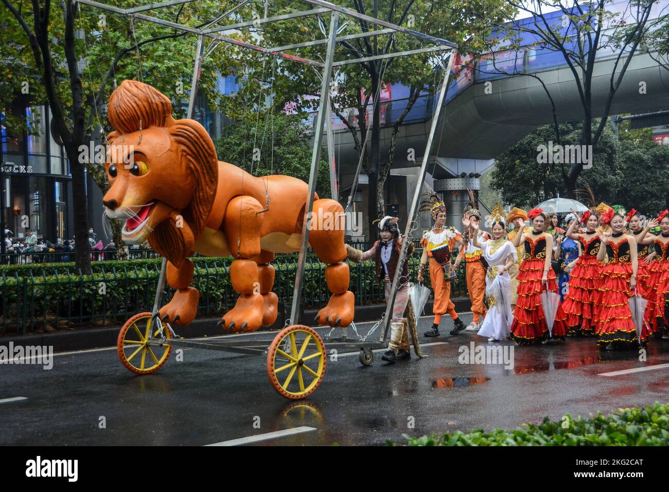 The 2022 Hangzhou Wulin Parade kicks off in Hangzhou City, east China's ...
