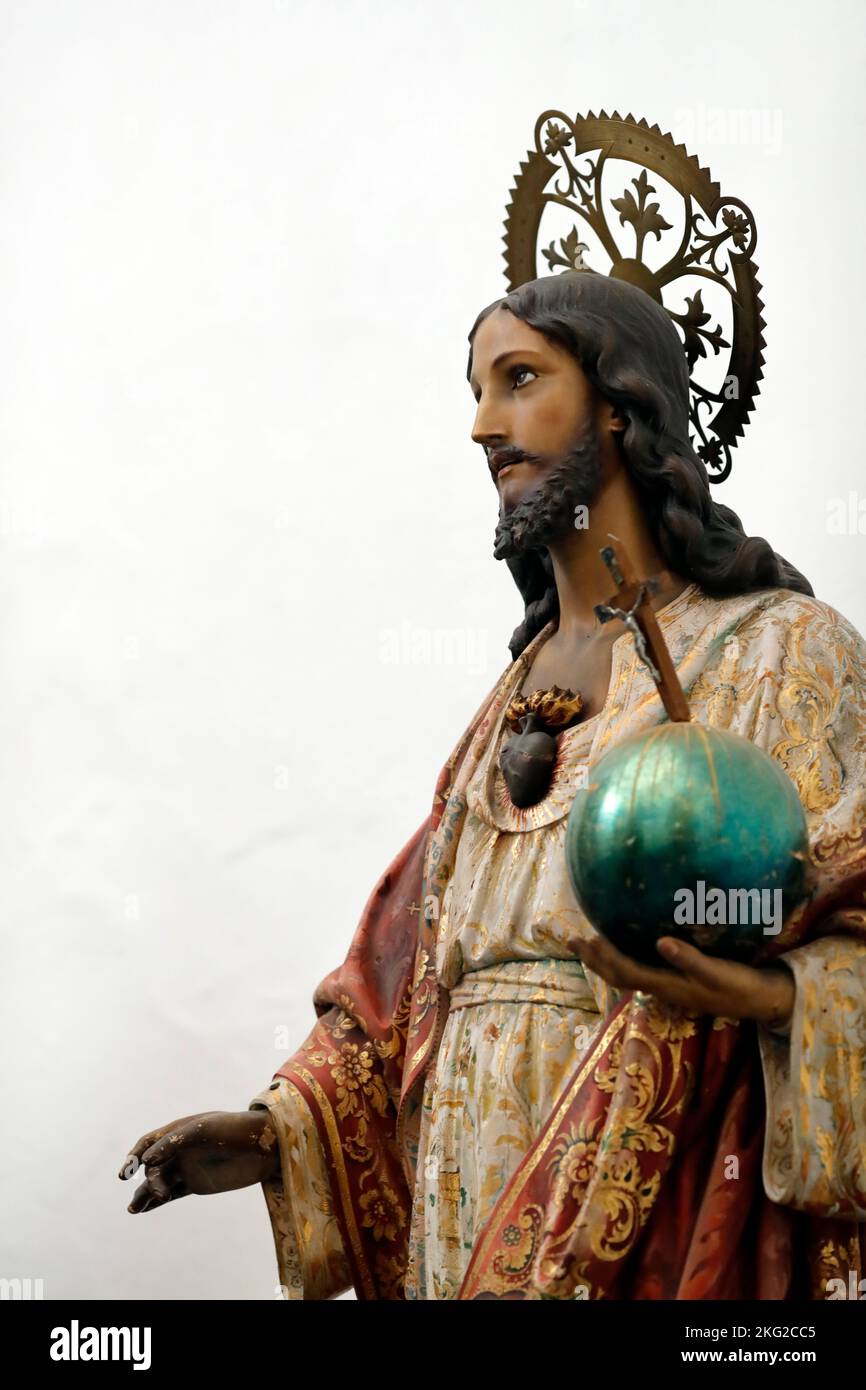 Catholic making cross sign hi-res stock photography and images - Alamy