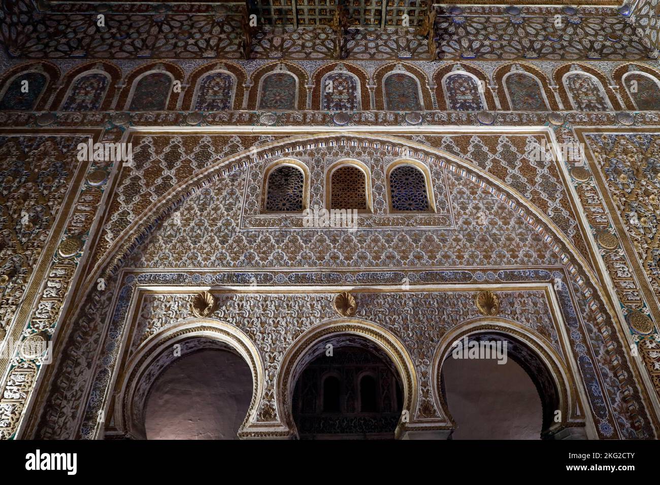 The Royal Alcazars of Seville. Architecture. Spain Stock Photo - Alamy