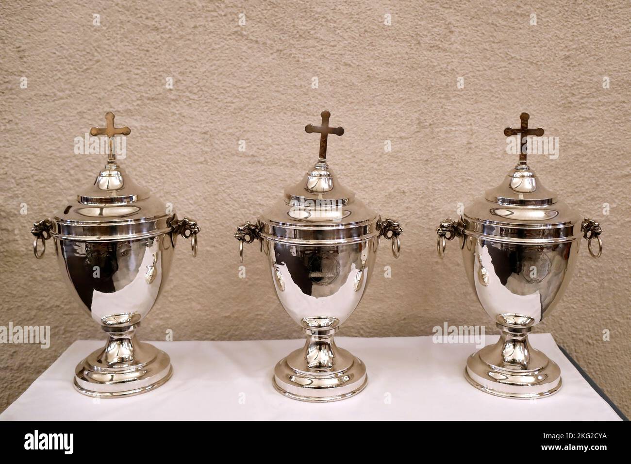 The oil of the catechumens hi-res stock photography and images - Alamy