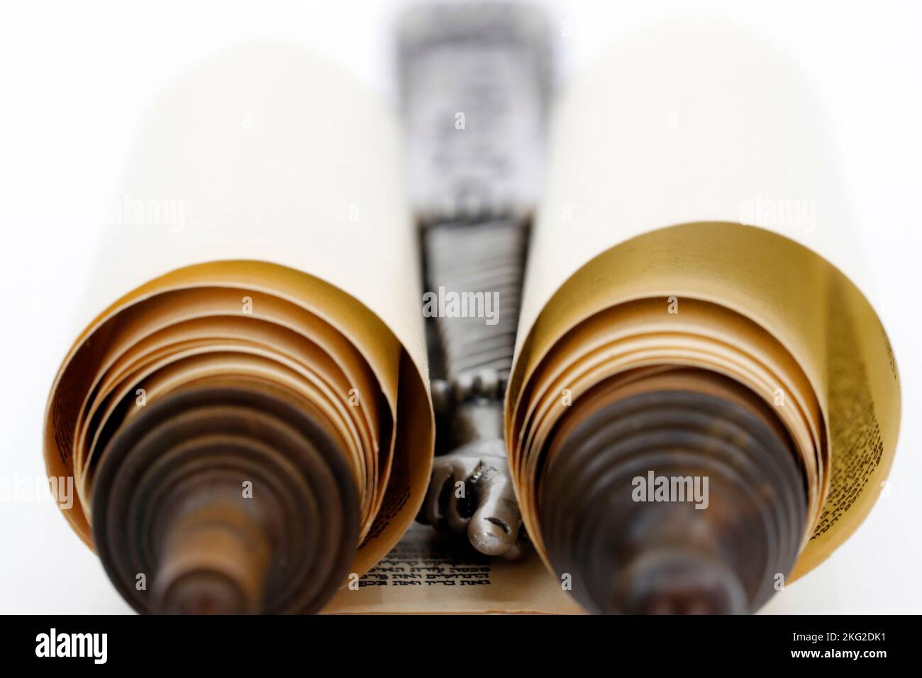 Small Torah scrolls and Yad. Symbol of Jewish identity and Judaism ...