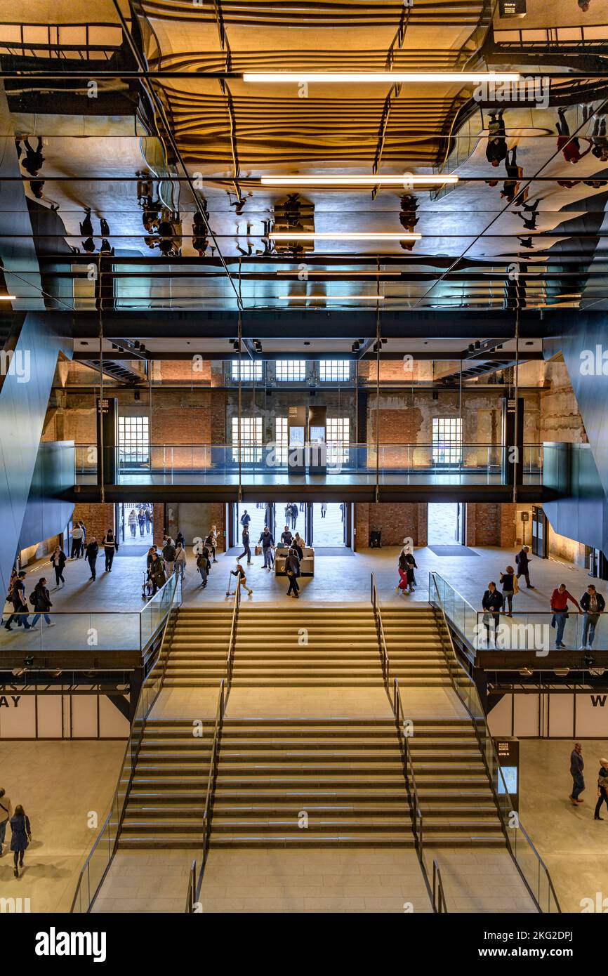 Inside renovated, Art Deco, Battersea Power Station the regeneration by ...