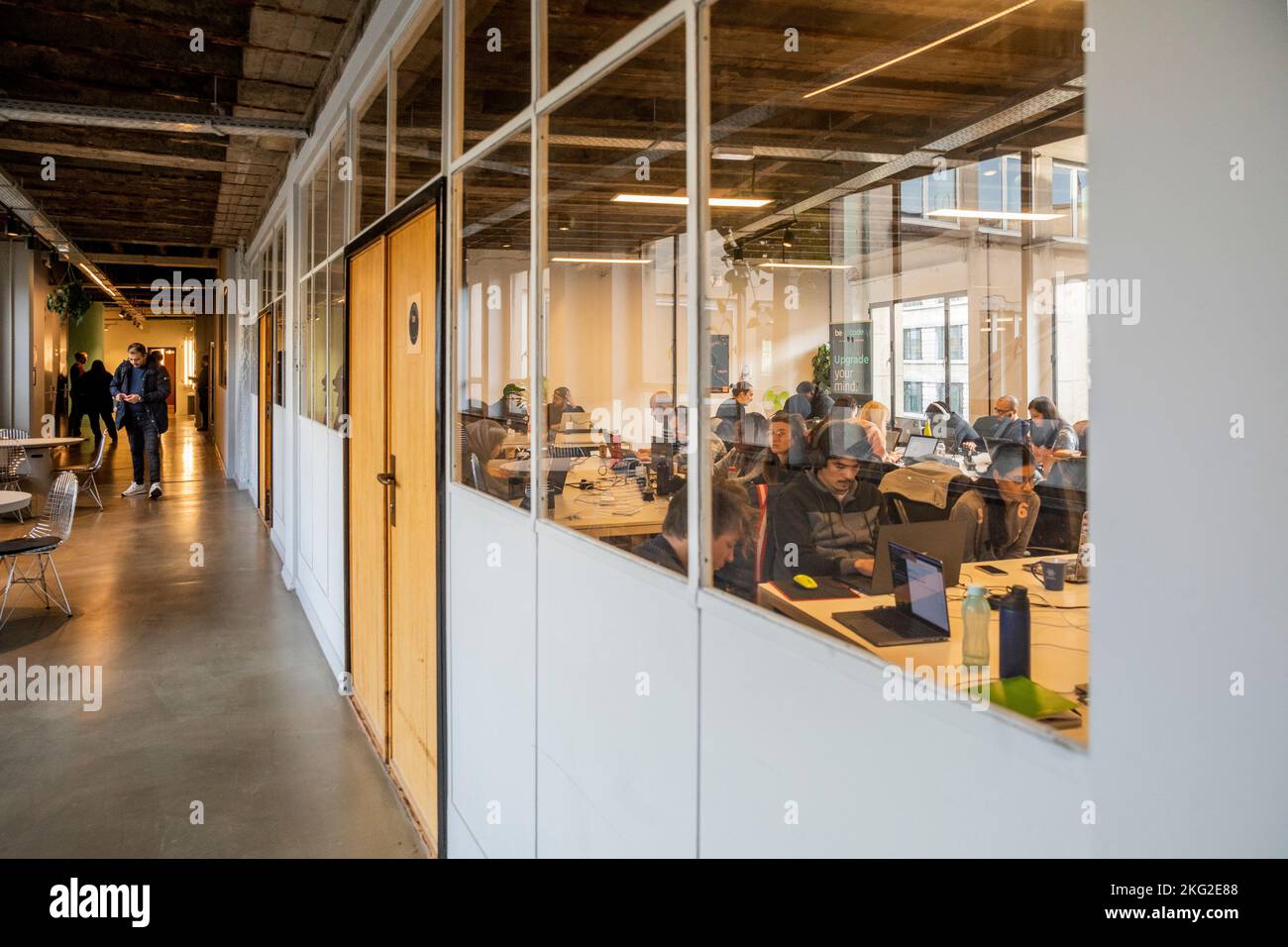 COVERAGE REQUESTED TO BELGA Illustration picture shows the BeCentral digital campus, a ...