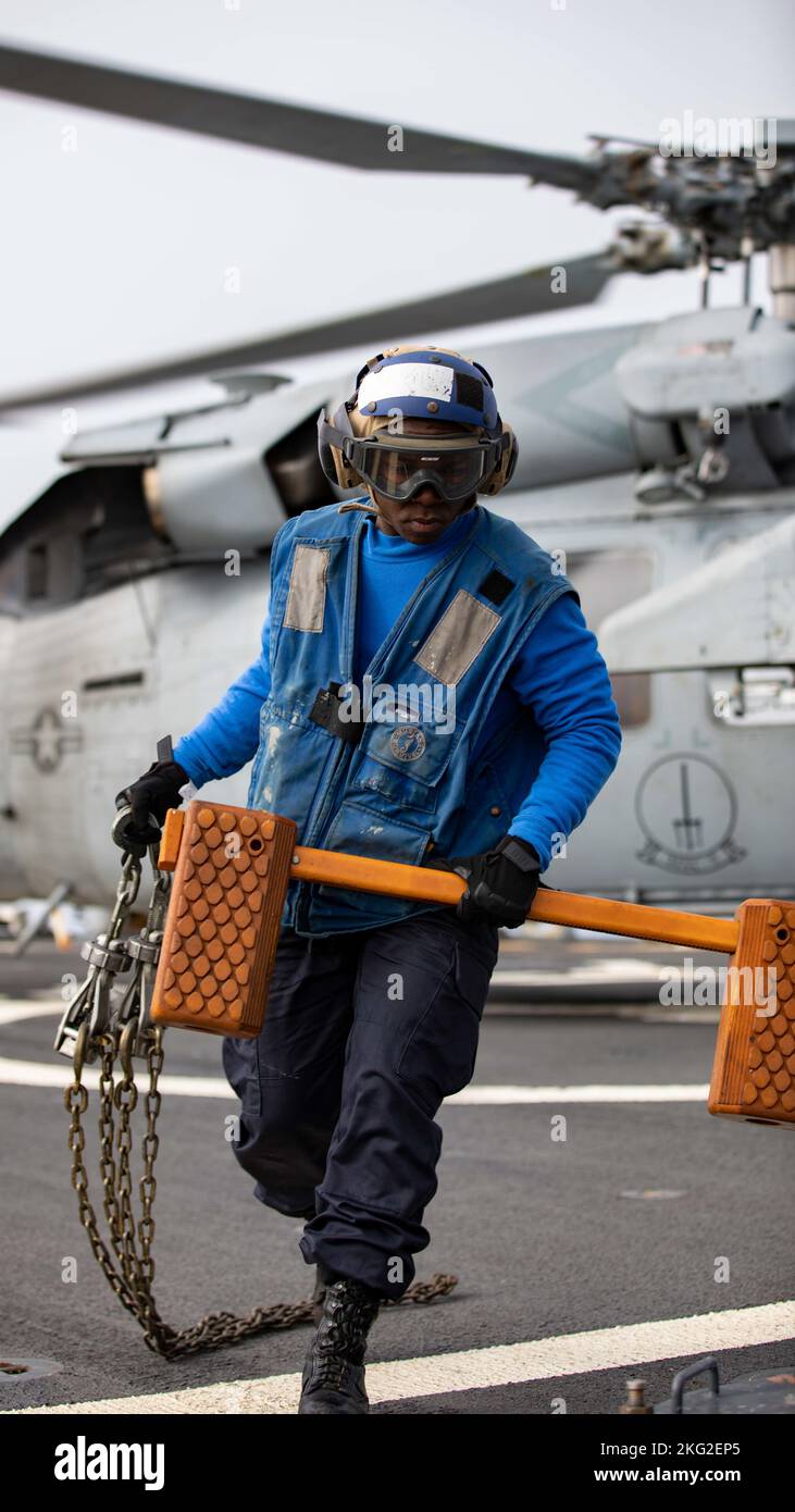 Seaman Joshua Whitaker, assigned to the Arleigh Burke-class guided ...