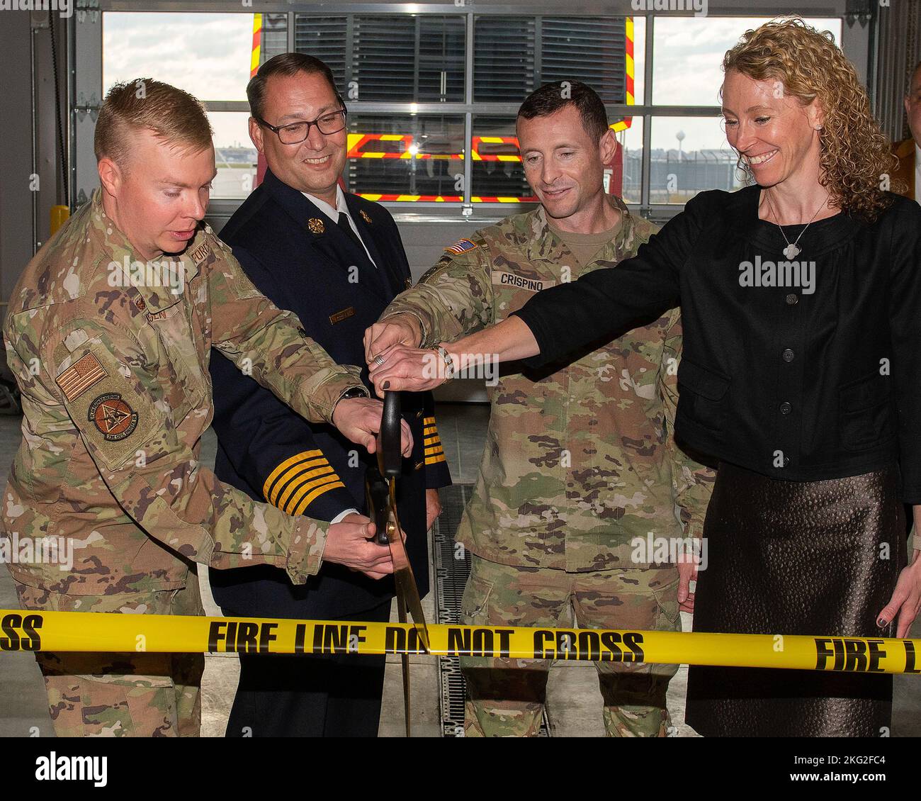 (From left) Maj. Nathan Thomsen, 788th Civil Engineer Squadron ...