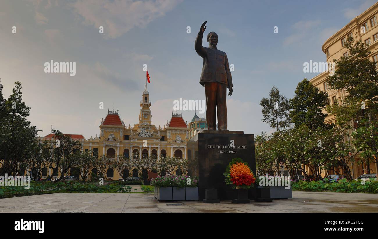 Ho Chi Minh City, Vietnam - November 07, 2022: City hall of the ...