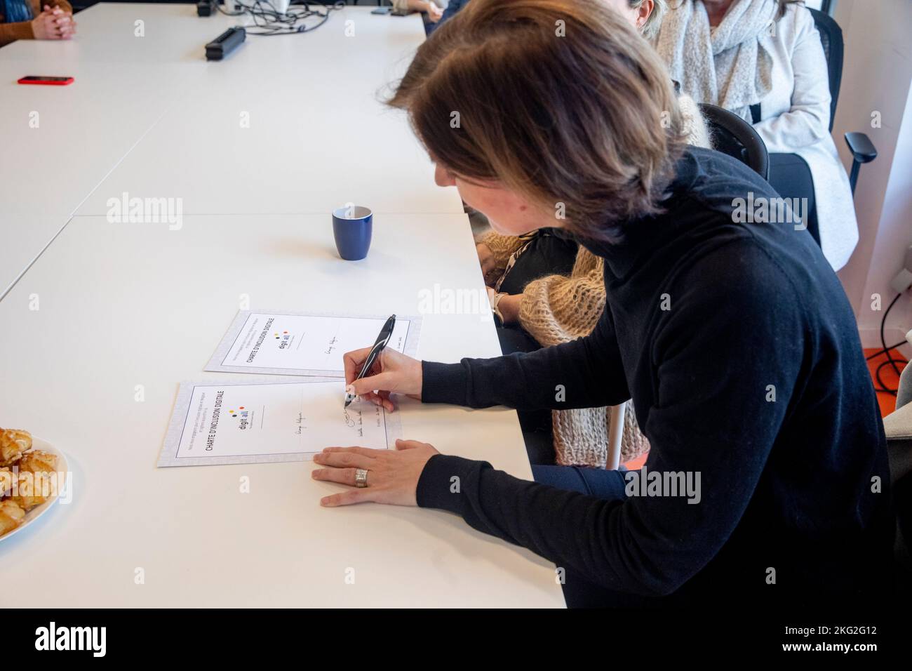 COVERAGE REQUESTED TO BELGA Illustration picture shows the 'DigitALL ...