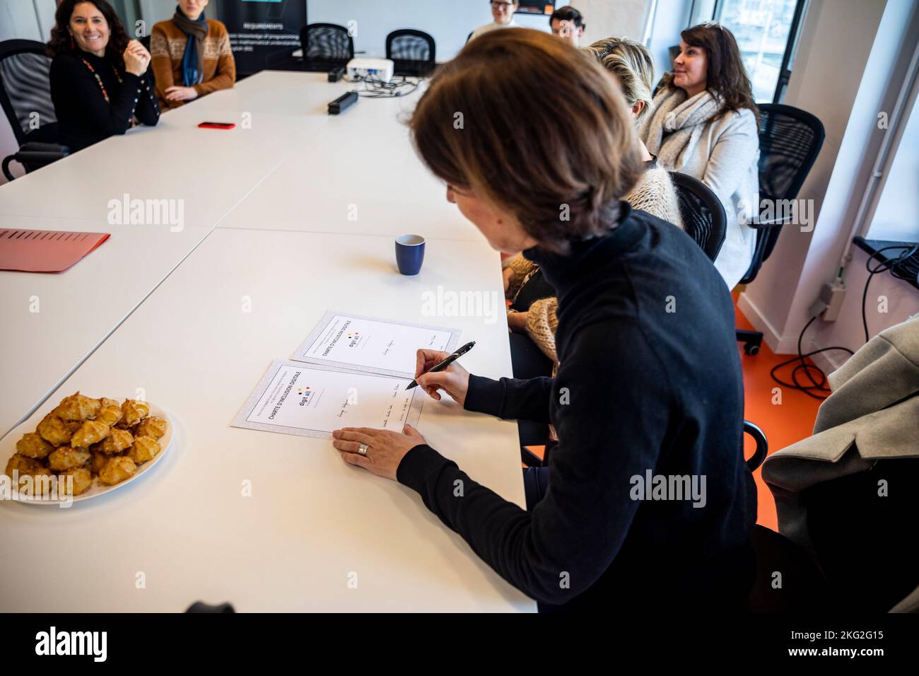 COVERAGE REQUESTED TO BELGA Illustration picture shows the 'DigitALL ...