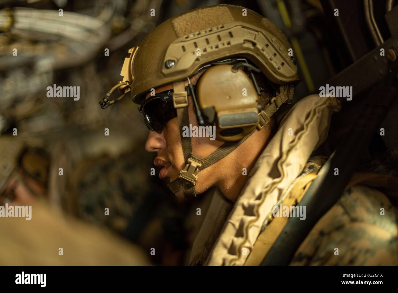 U.S. Marine Corps Lance Cpl. Samuel Jarret, an infantryman with 3d ...