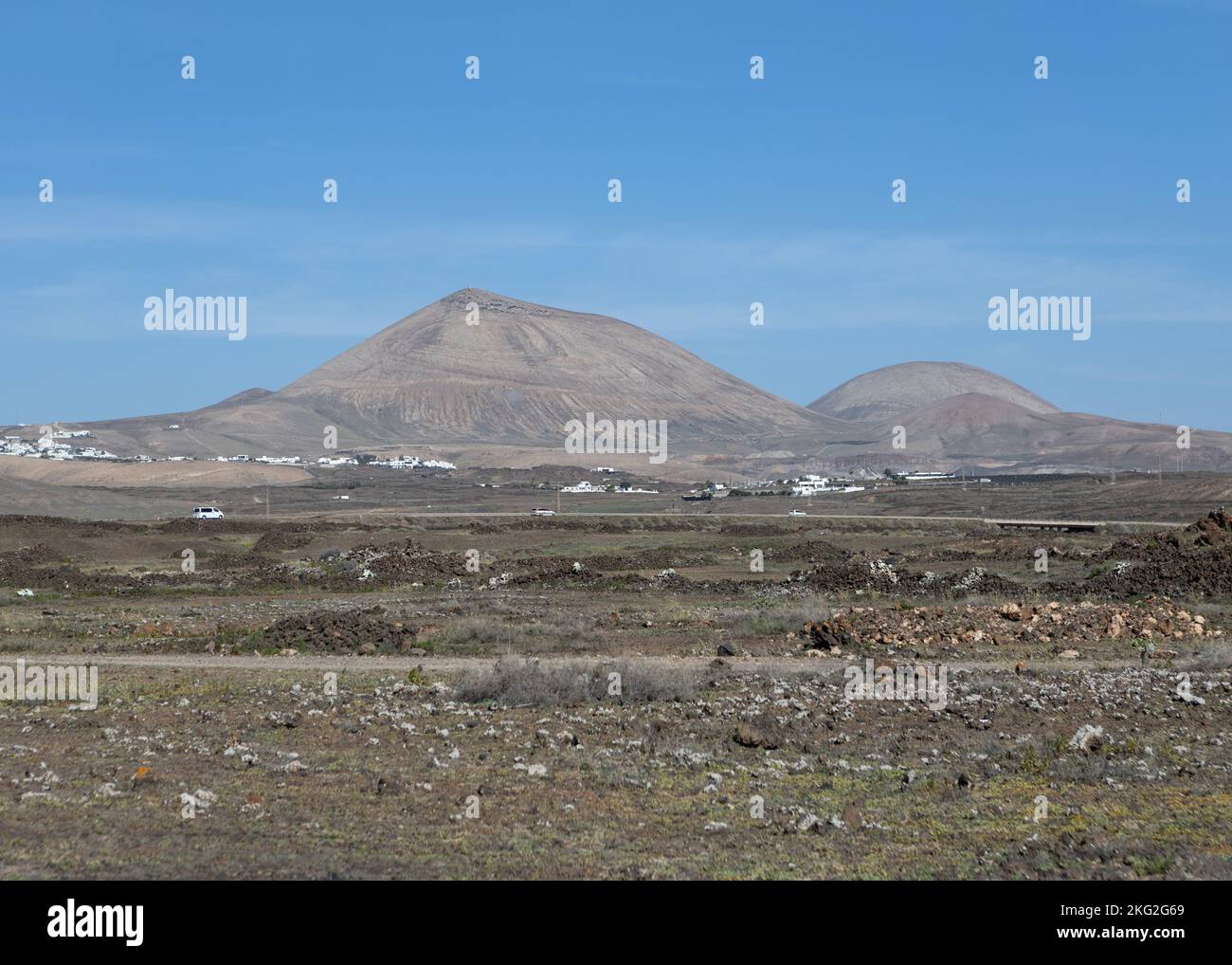 Hiking in volcanic region hi-res stock photography and images - Alamy