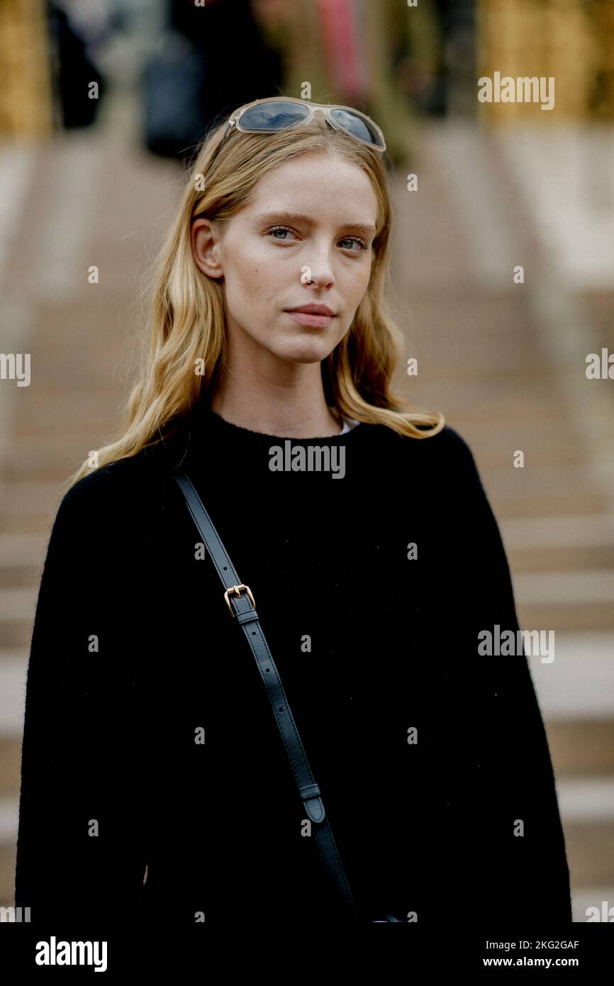 Street style, model Abby Champion after Zimmermann Spring Summer 2023 ...