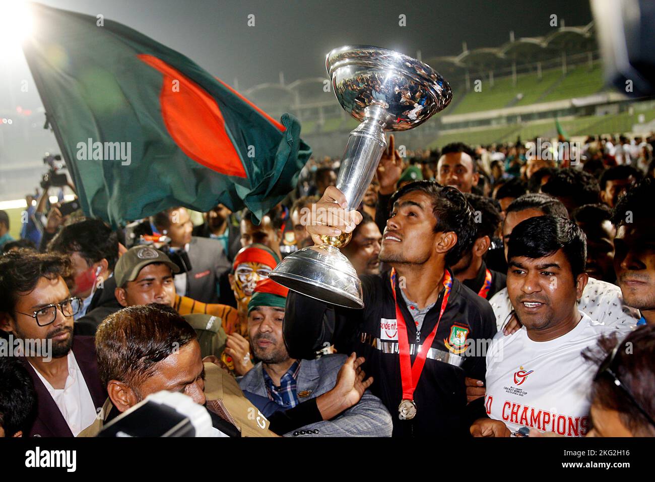 The Bangladesh Under-19 side, who won the country its first ever World ...