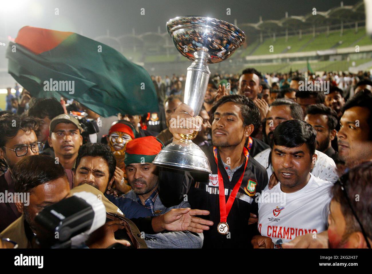 The Bangladesh Under-19 side, who won the country its first ever World ...