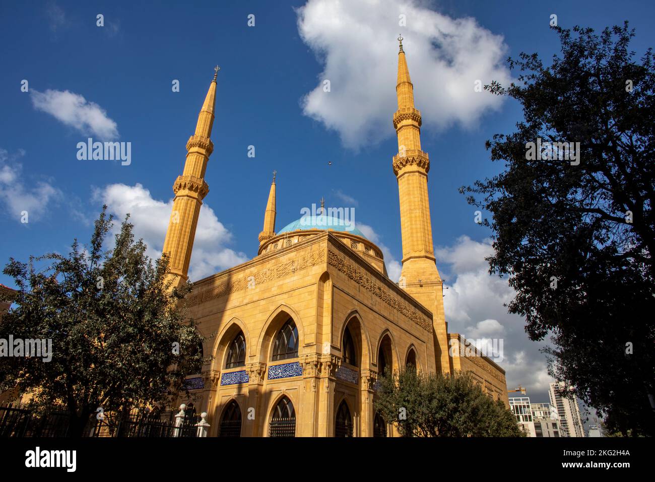 Mohammed al-Amine sunni mosque, Beirut, Lebanon Stock Photo - Alamy