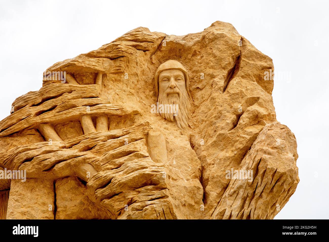 Saint Charbel relief in Bekaa Kafra, his native village in Lebanon ...