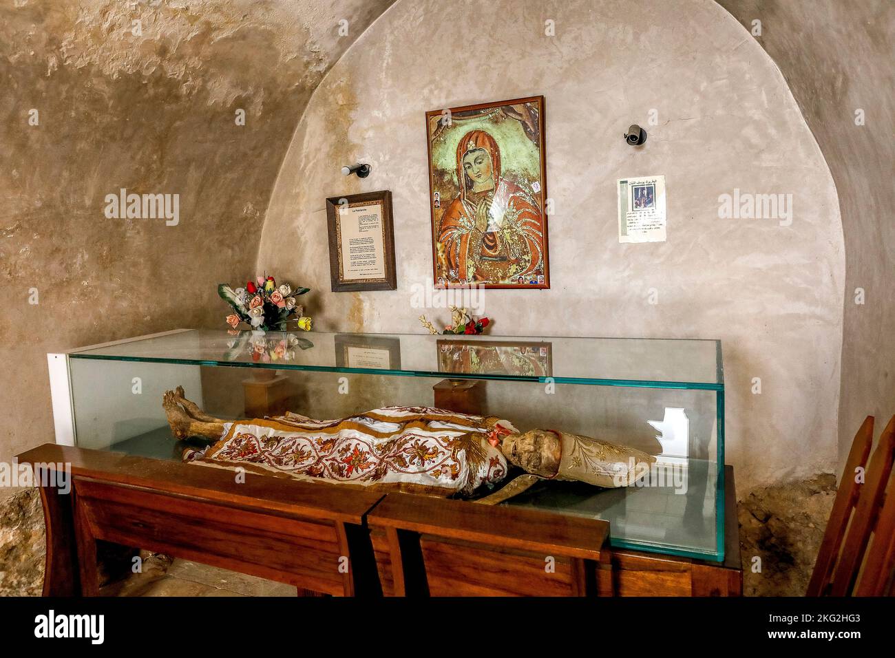 Deir Qannoubine monastery in the Qadisha (Kadisha) Holy Valley in ...