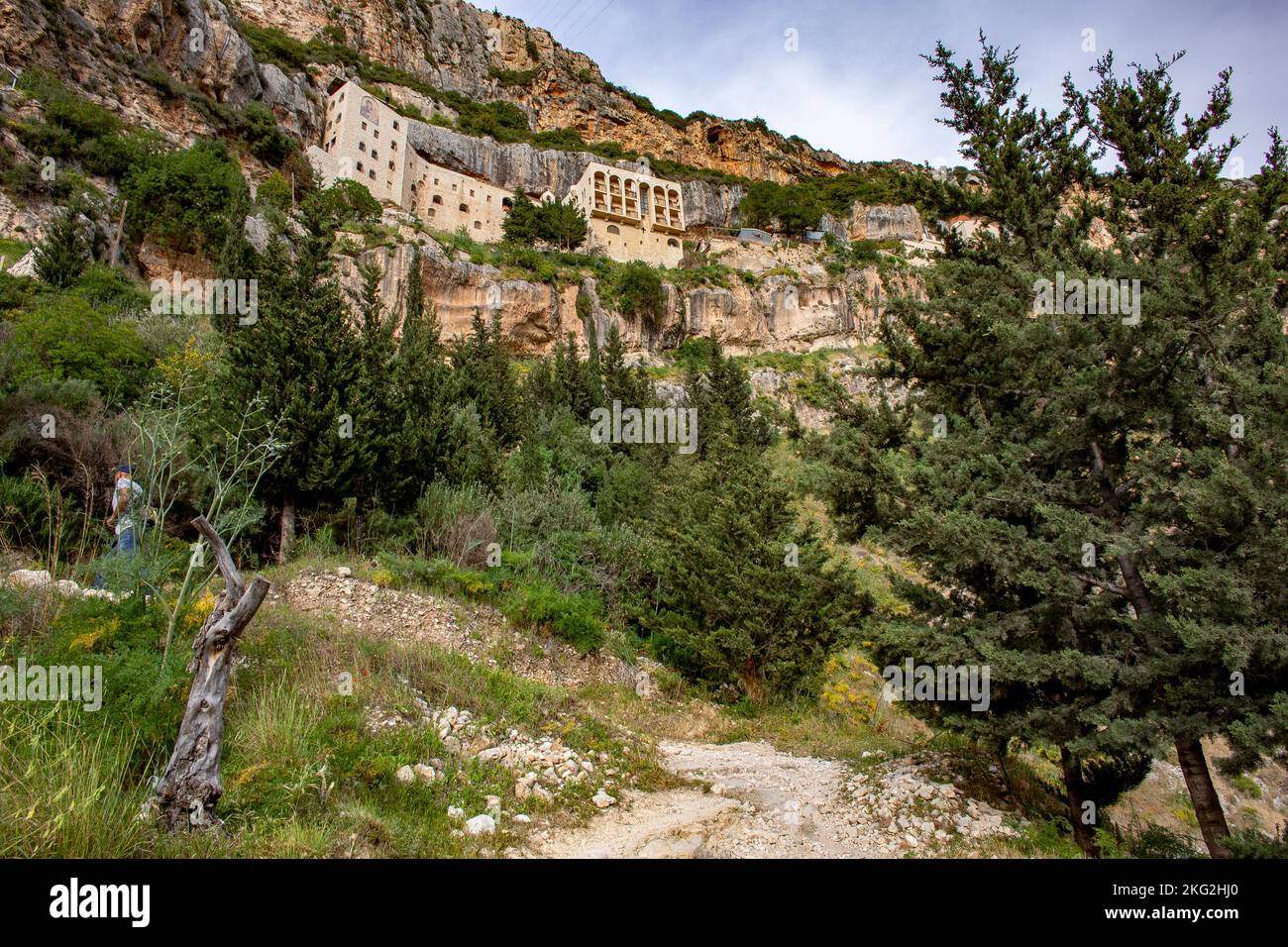 Our Lady of Hamatoura orthodox monastery, Kannoubine Valley, Lebanon ...