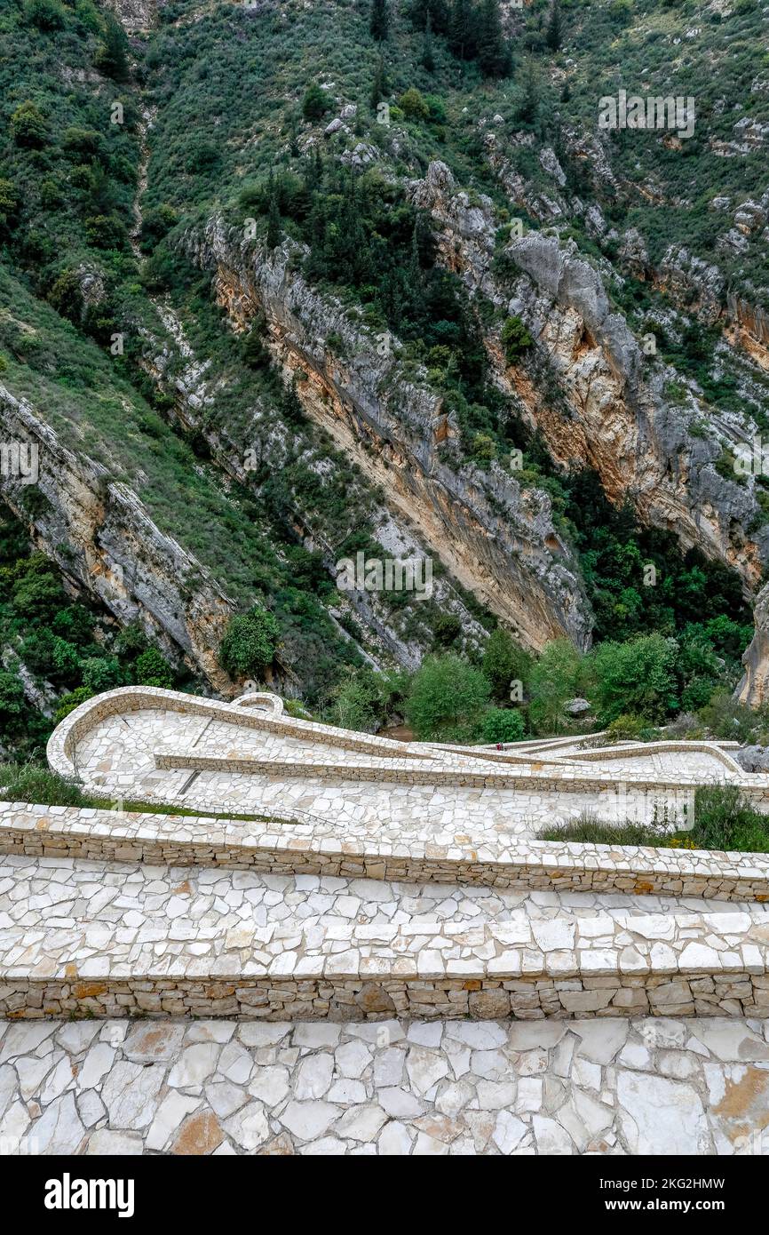 Our lady of hamatoura orthodox monastery hi-res stock photography and ...