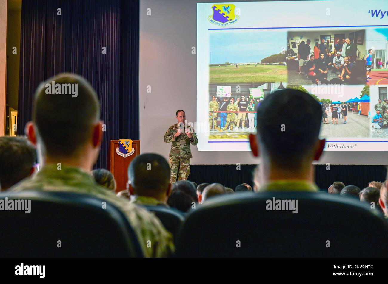 U.S. Air Force Brig. Gen. Tad Clark, 31st Fighter Wing commander ...