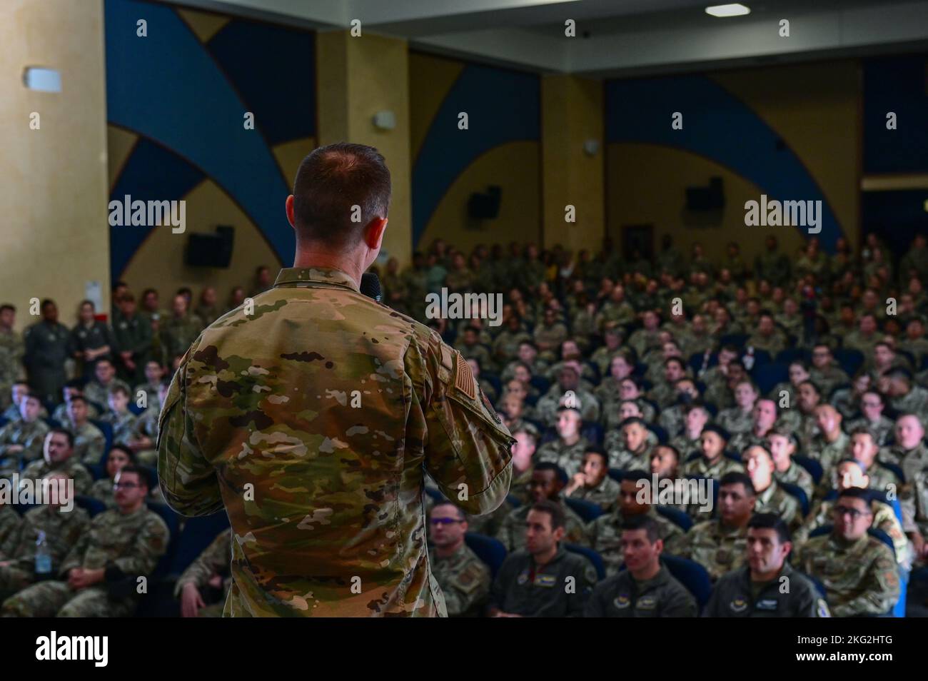 U.S. Air Force Brig. Gen. Tad Clark, 31st Fighter Wing commander ...
