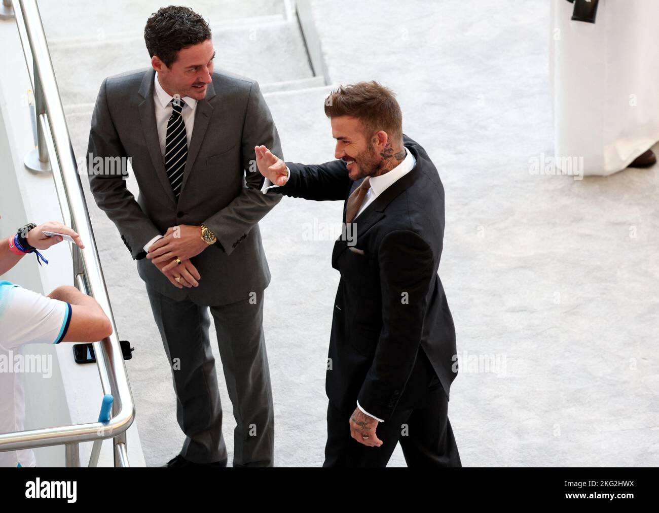 Football qatar 2022 doha beckham hi-res stock photography and images ...