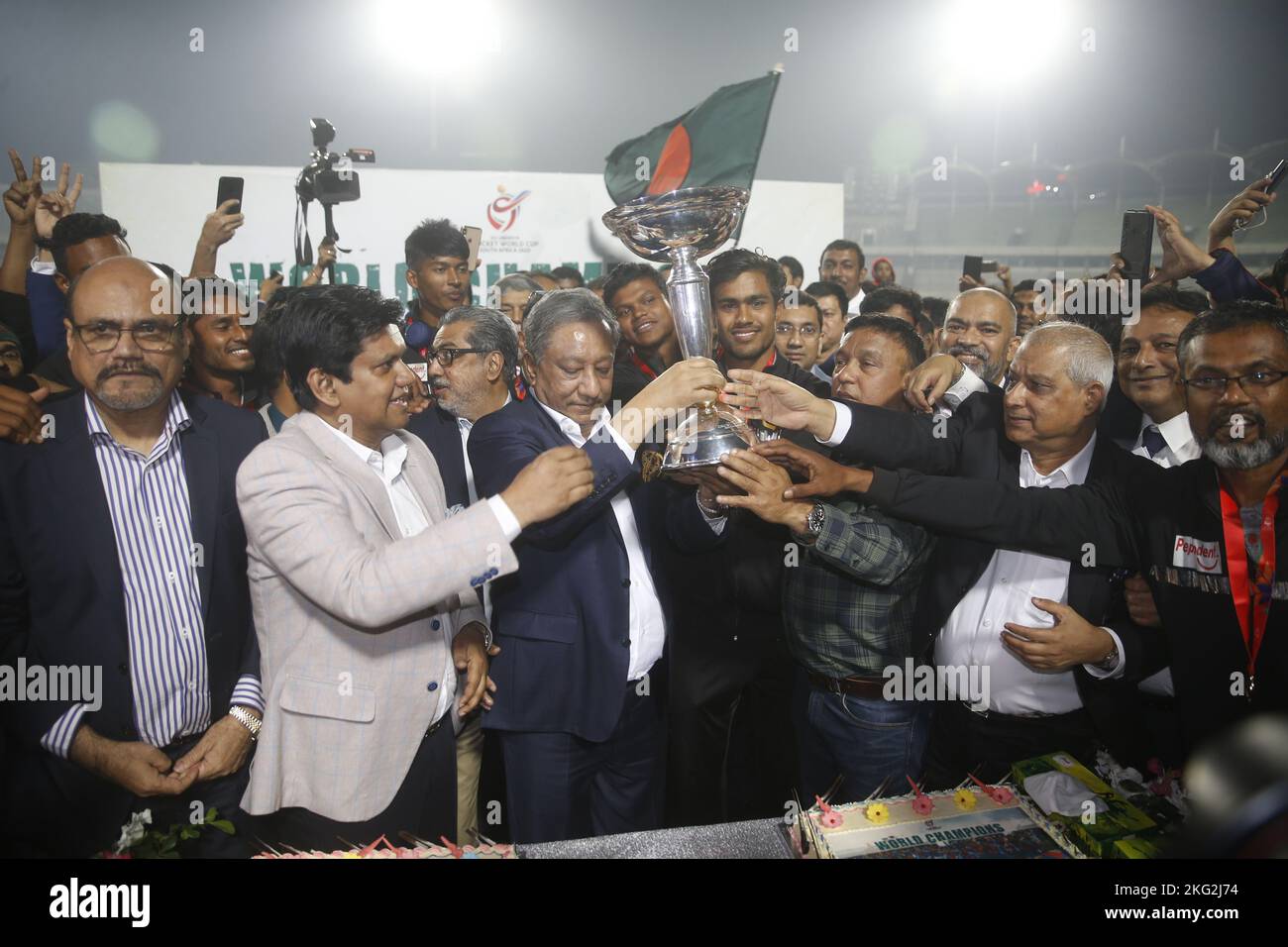 The Bangladesh Under-19 side, who won the country its first ever World ...