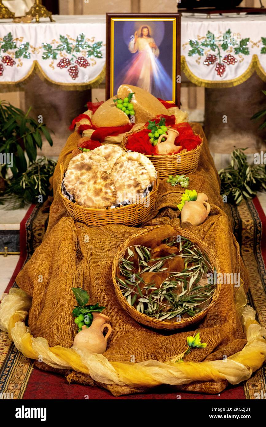 Maundy Thursday celebration in St Elias maronite church, Bdadoun ...