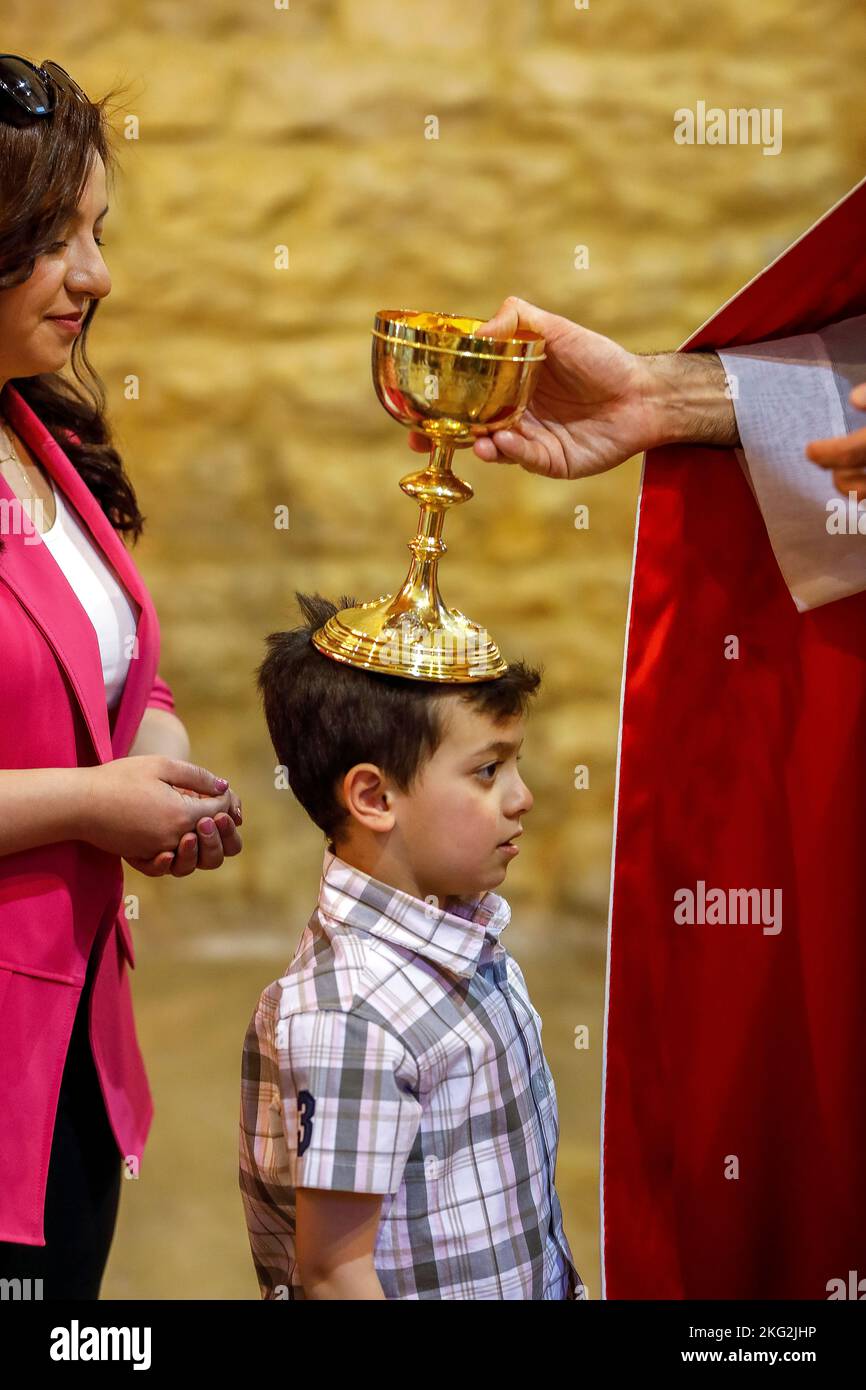 Maronite communion hi-res stock photography and images - Alamy