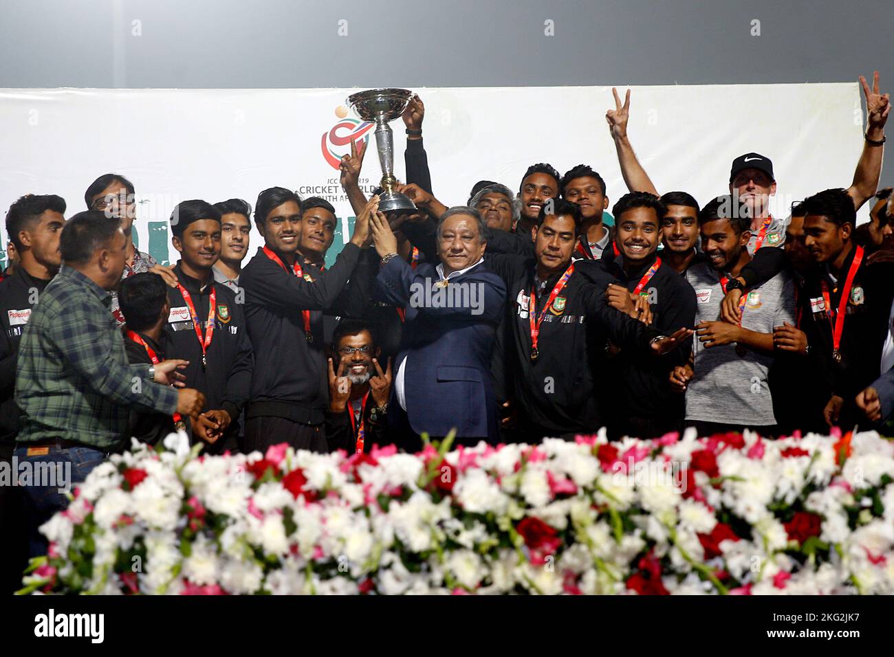 The Bangladesh Under-19 side, who won the country its first ever World ...