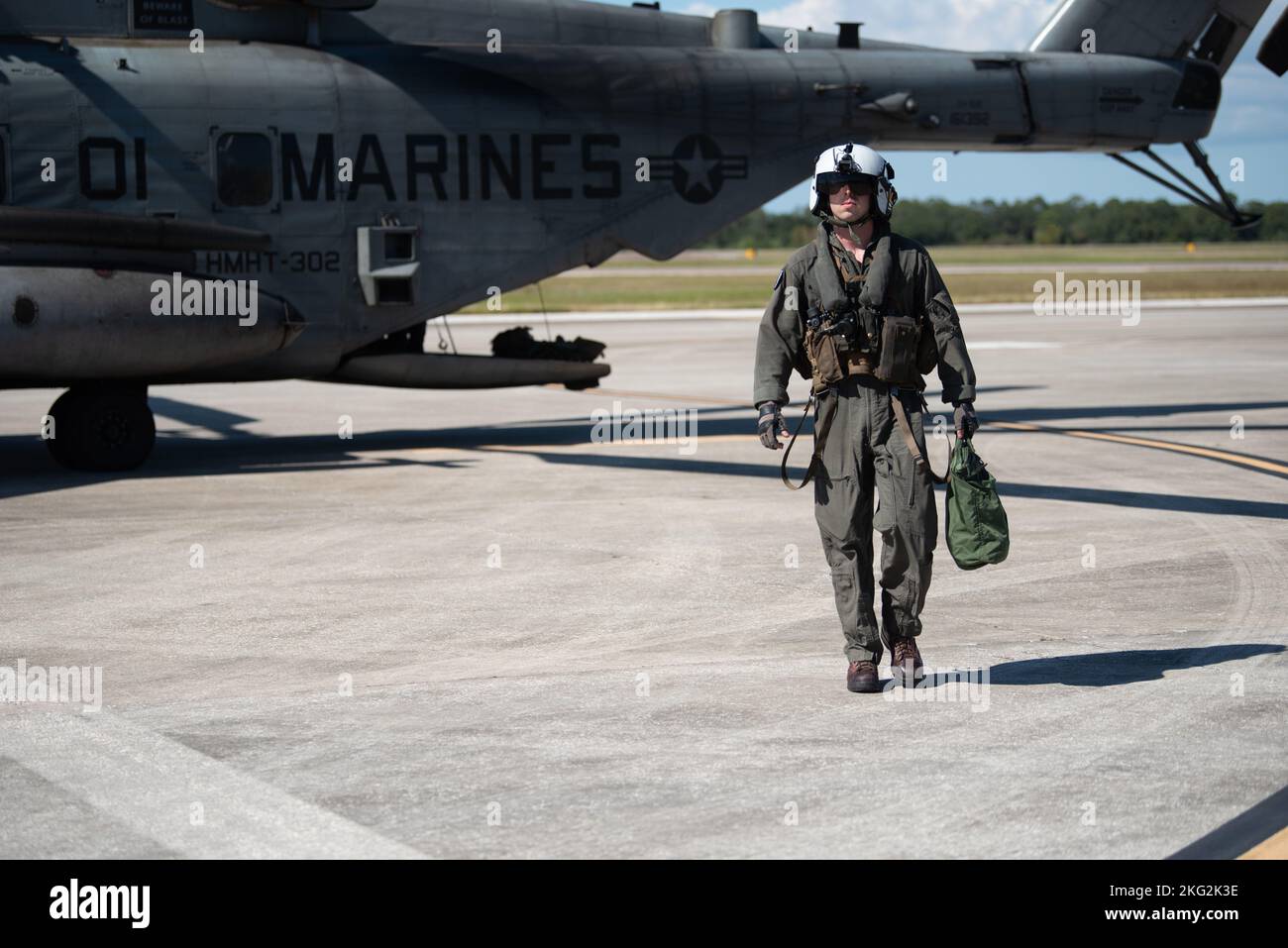 1st Lt. James Baltimore, a student pilot assigned to Marine Heavy ...