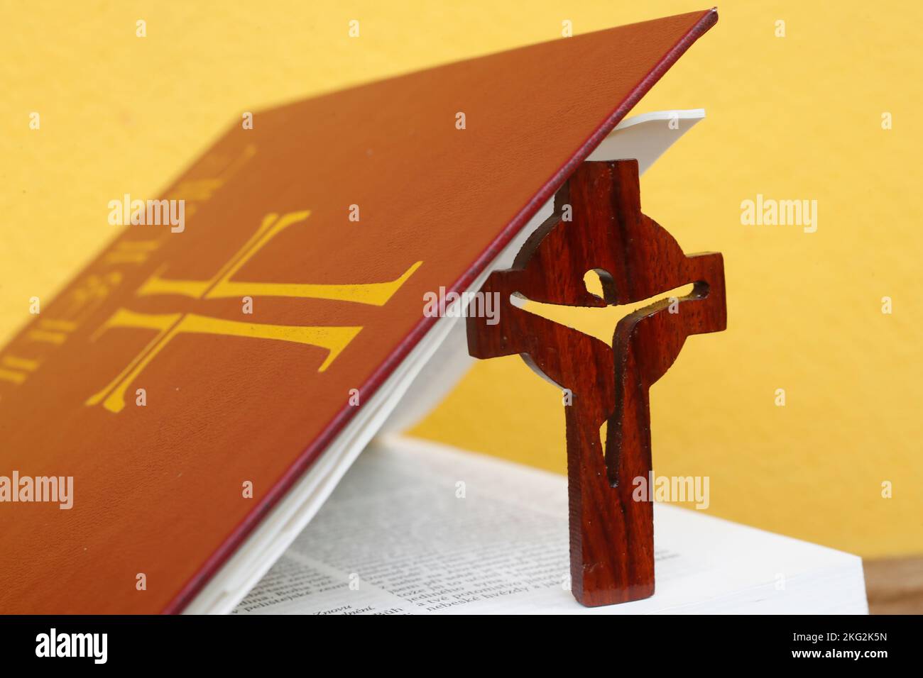 Holy bible and christian cross. Faith and religion concept Stock Photo ...