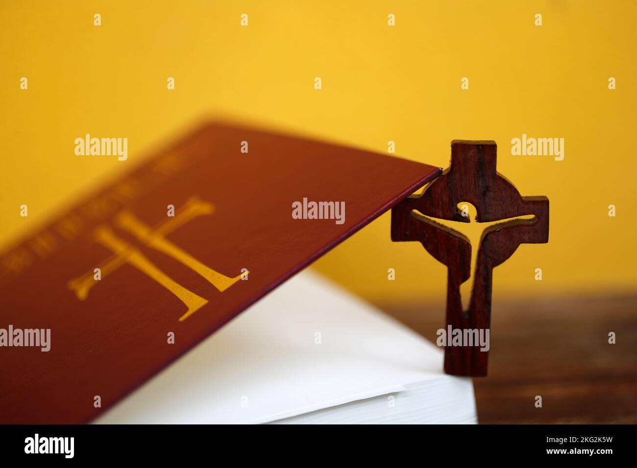 Holy bible and christian cross. Faith and religion concept Stock Photo ...