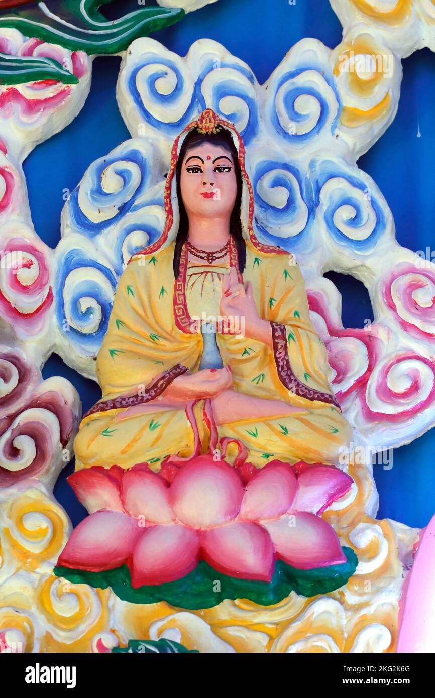 Cao Dai temple. Avalokitesvara ( Quan Am), the Bodhisattva of ...