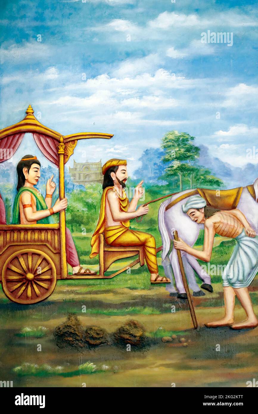 Ba Vang buddhist temple. During his visit to the Royal park, Prince ...