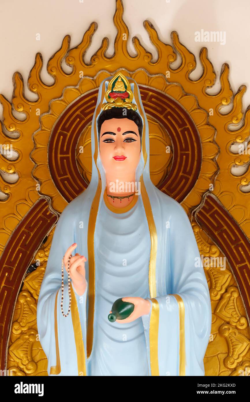 Long Duc buddhist temple. Avalokitesvara ( Quan Am), the Bodhisattva of ...