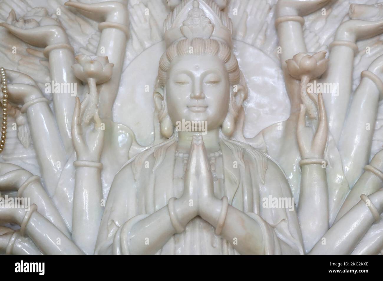 Thien Quang Co Tu buddhist temple. Thousand-armed Avalokitesvara, the ...