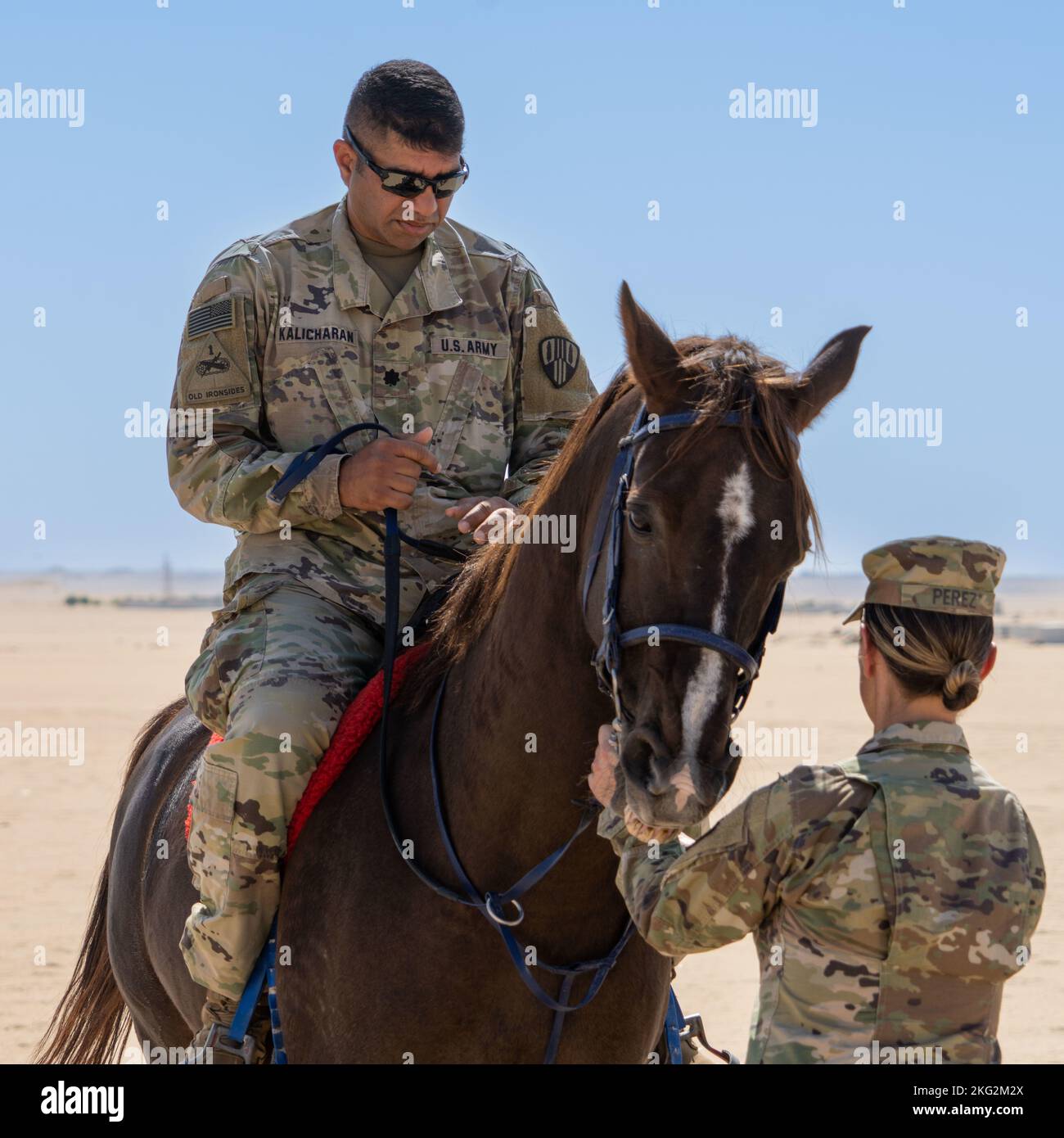 U.S. Army Lt. Col. Navin Kalicharan, deputy commanding officer of the ...