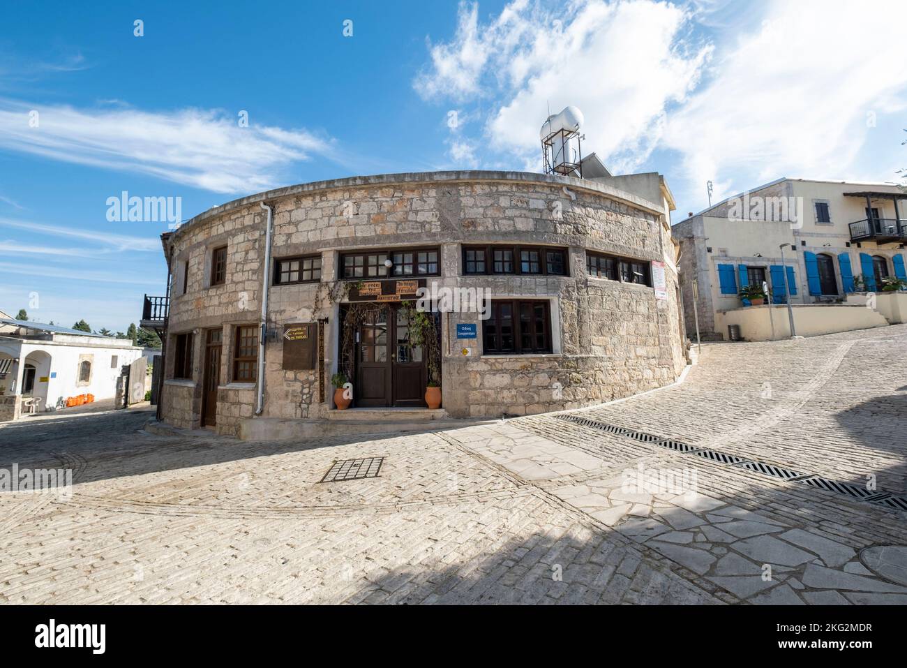 Droushia, a traditional Cypriot village, Paphos Region, Cyprus Stock ...