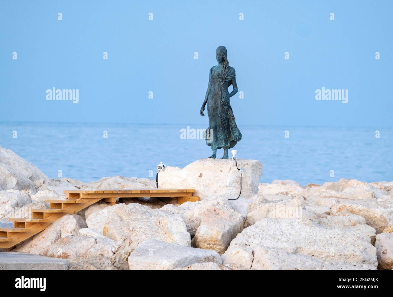 Sculpture of a mythical queen "Regina "created by renowned artist Yiota ...