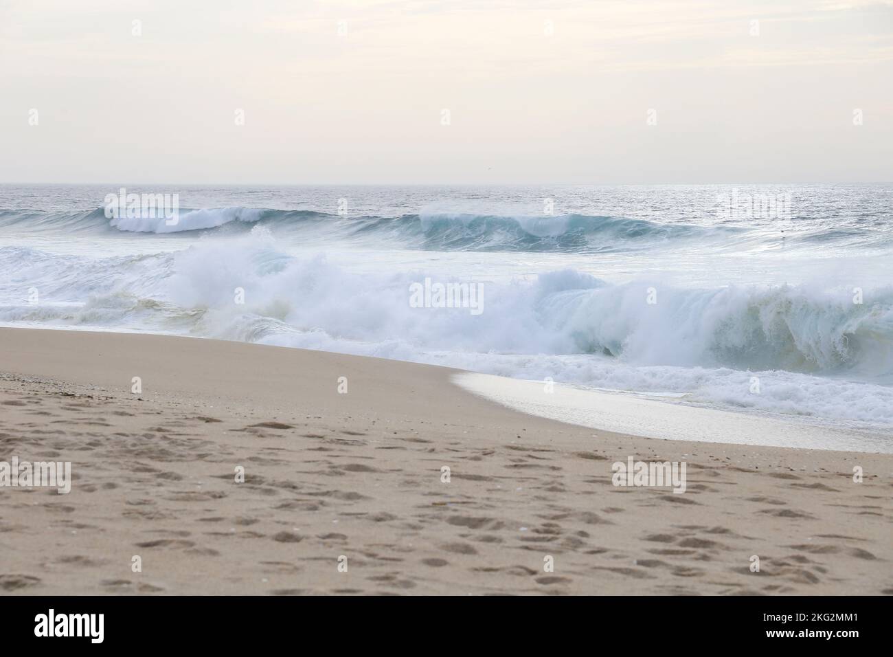 Beautiful brave sea of Santo Andre beach of Alentejo Coast in Portugal ...
